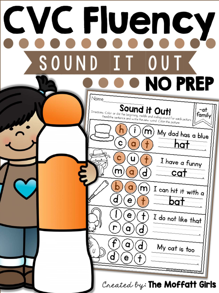 CVC Sound It Out Activities Pack | PDF