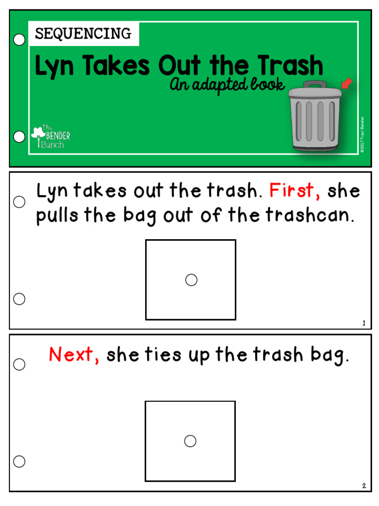 A506 - LIFE SKILLS Adapted Sequencing Books | PDF | Dishwasher | Toothbrush