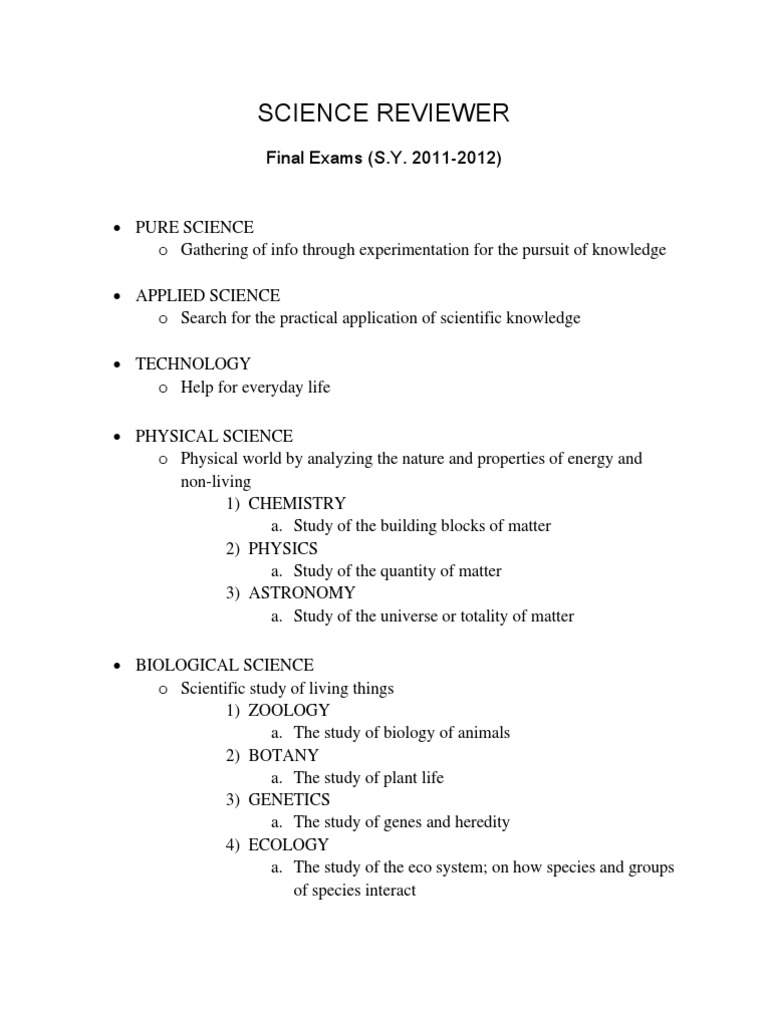Science Reviewer | PDF | Lever | Force
