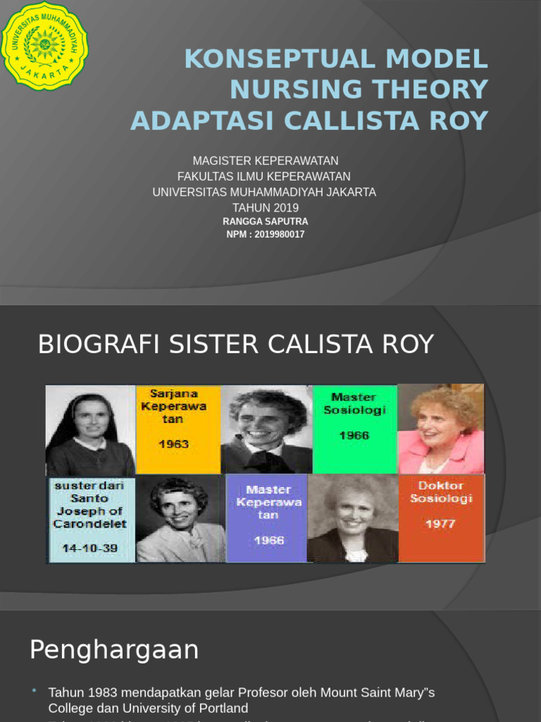 Model Adaptasi Roy dalam Keperawatan | PDF