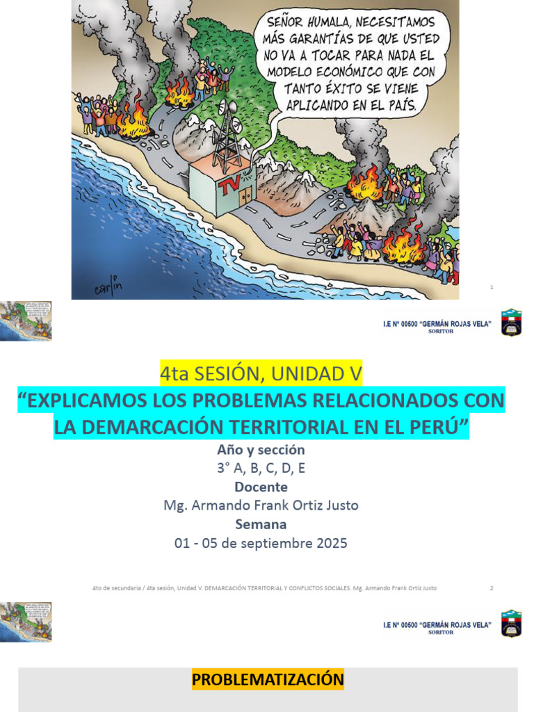 Demarcación Territorial y Conflictos Sociales | PDF | Perú | División ...