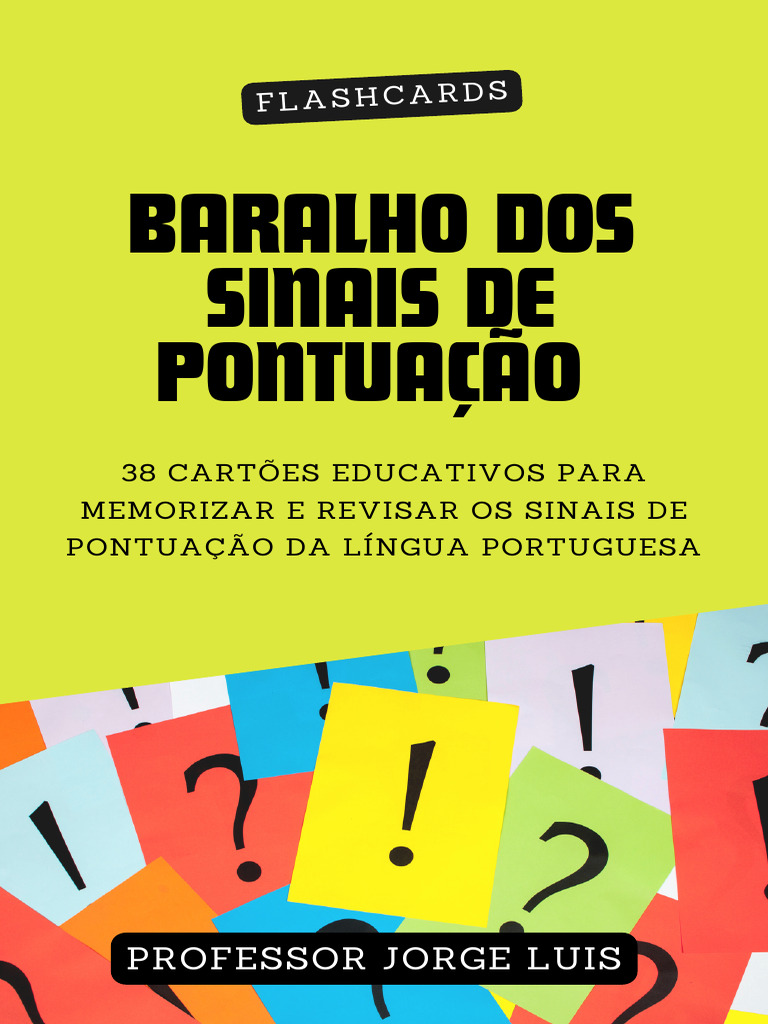 Baralho Sinais de Pontuação - 20240828 - 184417 - 0000 | PDF | Aspas ...
