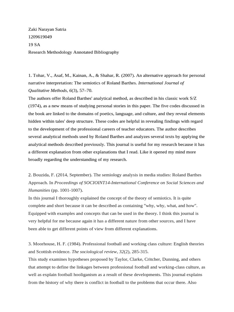Zaki Narayan Satria_1209619049_19 SA_Research Methodology Annotated ...