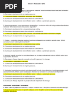 PROFED LET Reviewer Drill 2026 | PDF | Curriculum | Teachers