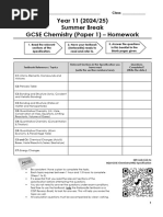 AQA GCSE Chemistry Revision Guide | PDF | Chemistry | Chemical Reactions