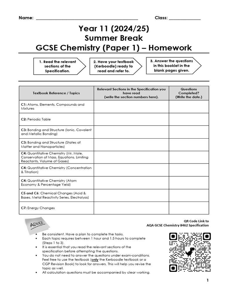 Paper 1 Revision Questions | PDF | Chemistry | Chemical Bond