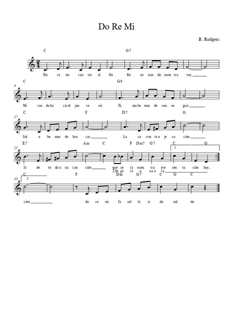 Do Re Mi | PDF