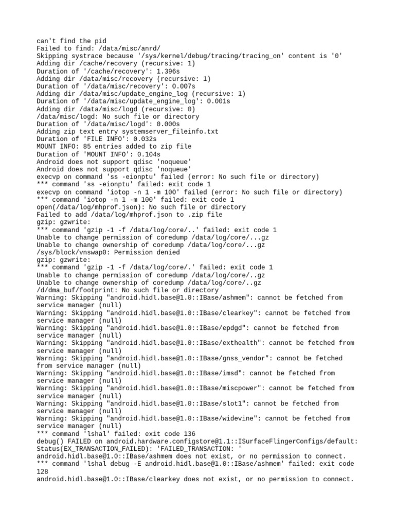 Bugreport 2025 10 08 12 47 50 Dumpstate - Log 4368 | PDF | Zip (File ...