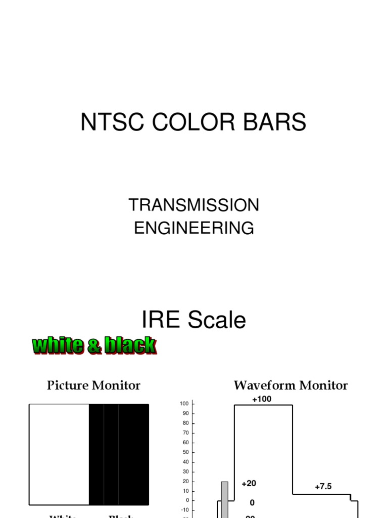 NTSC Color Bars | PDF | Color | Qualia