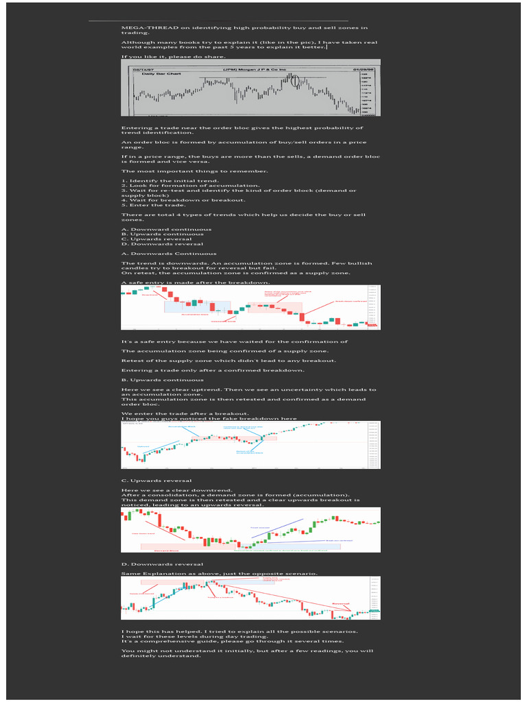 High Probability Trading Zones Guide | PDF