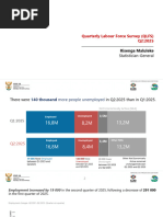 Zimbabwe Q2 2025 Unemployment Report | PDF | Workforce | Employment