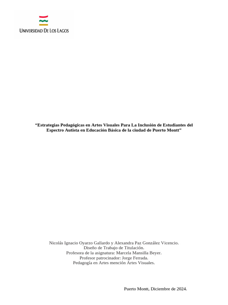 Informe Final Tesis, Nicolás Oyarzo-Alexandra G Vicencio | PDF ...