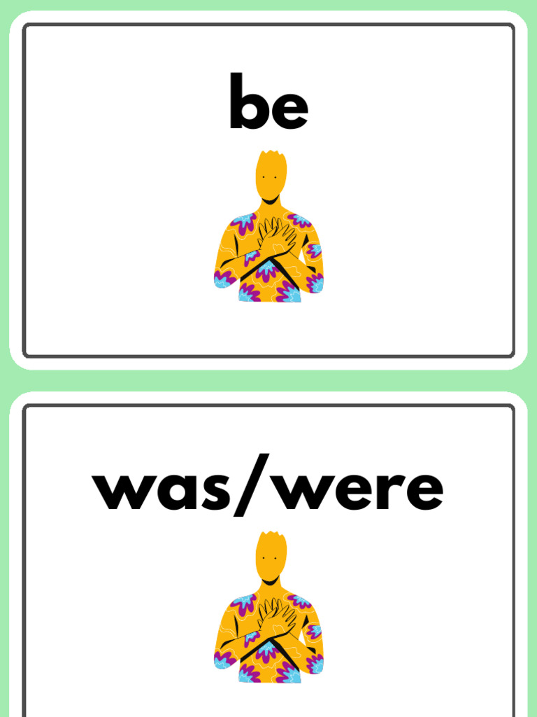 Flashcard Simple Past PDF | PDF
