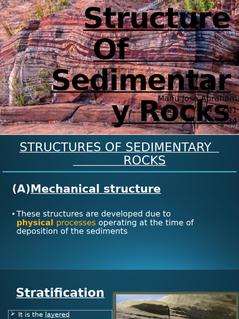 Structure of Sedimentary Rocks | PDF | Sedimentary Rock | Geology