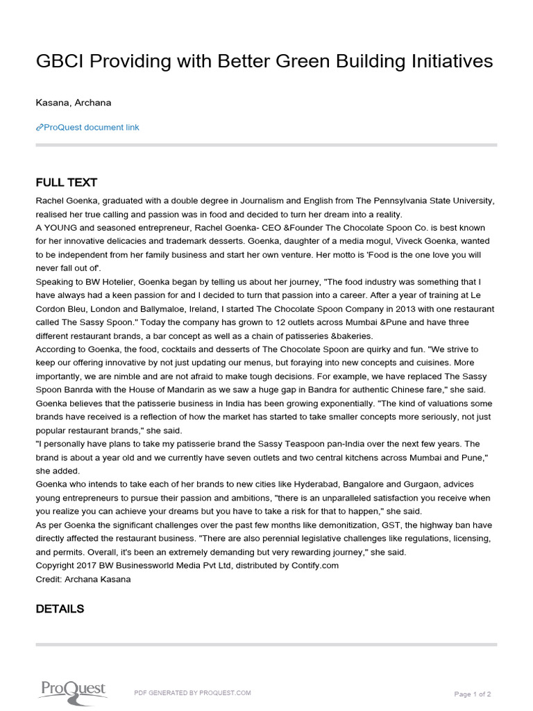 GBCI's Green Building Innovations | PDF