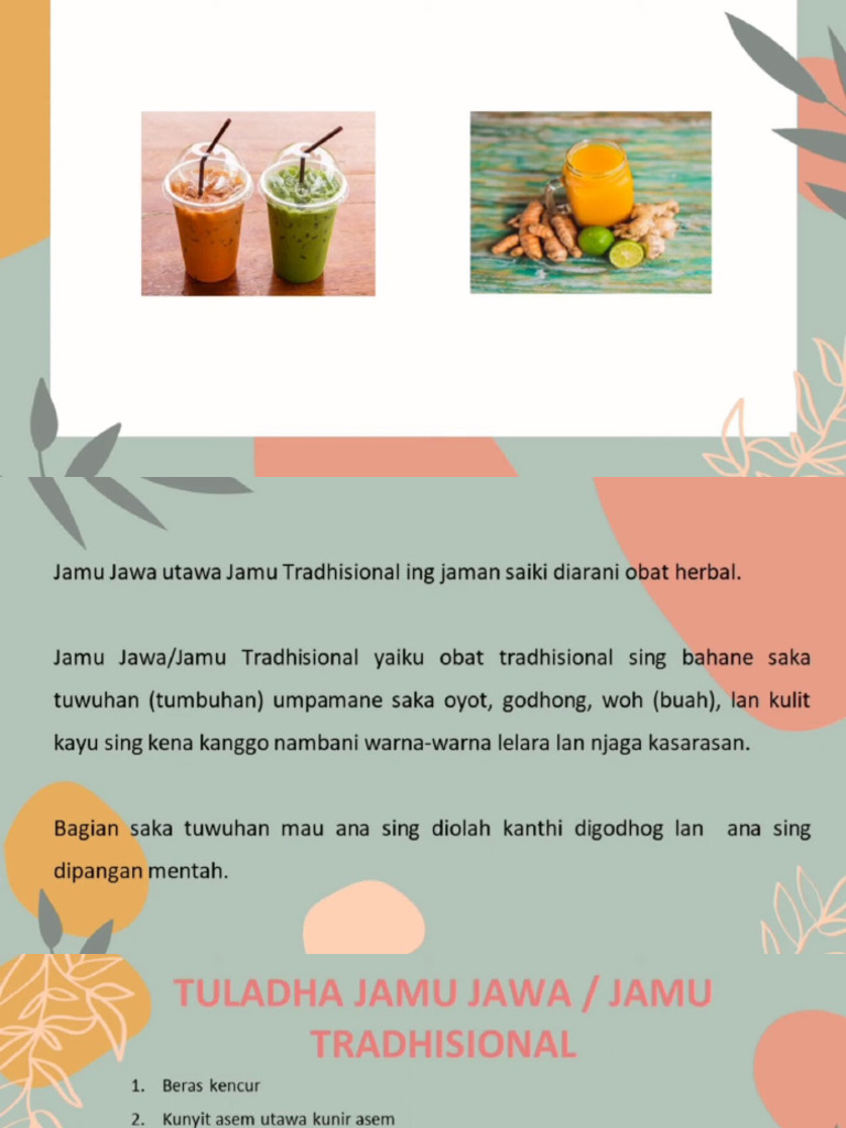 Jamu Jawa SMT 2 | PDF