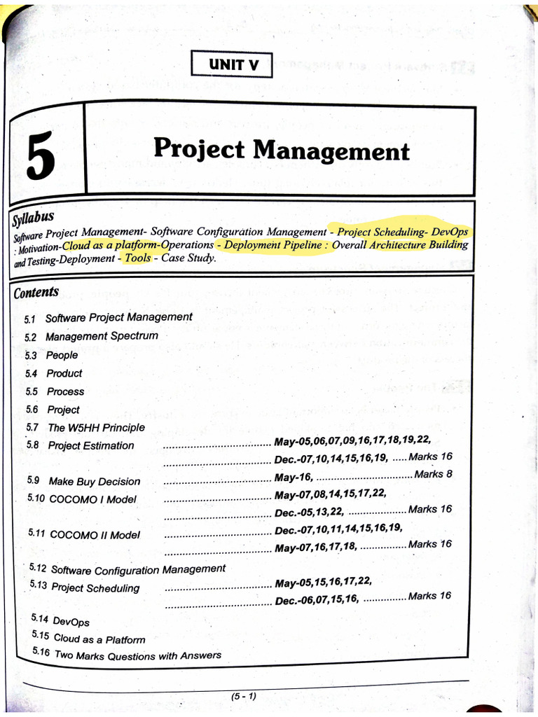 Ccs356 Oose Unit-5 Book | PDF