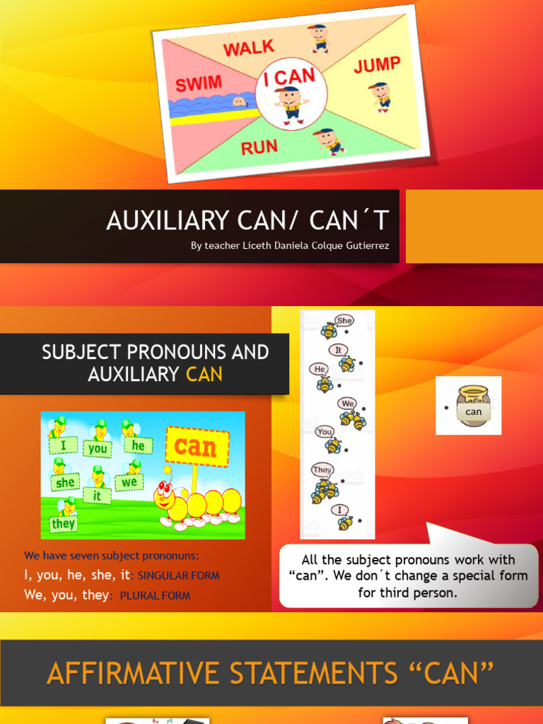 Auxiliary Can (INGLÉS) | PDF