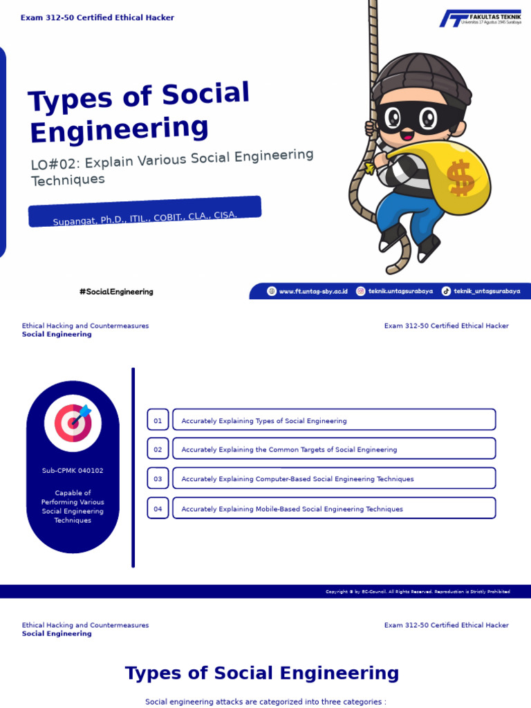 Social Engineering Techniques Explained | PDF | Social Engineering ...