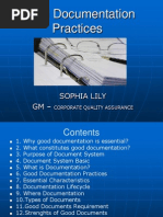 Good Documentation Practices | PDF | Facilitator | Quality Management ...