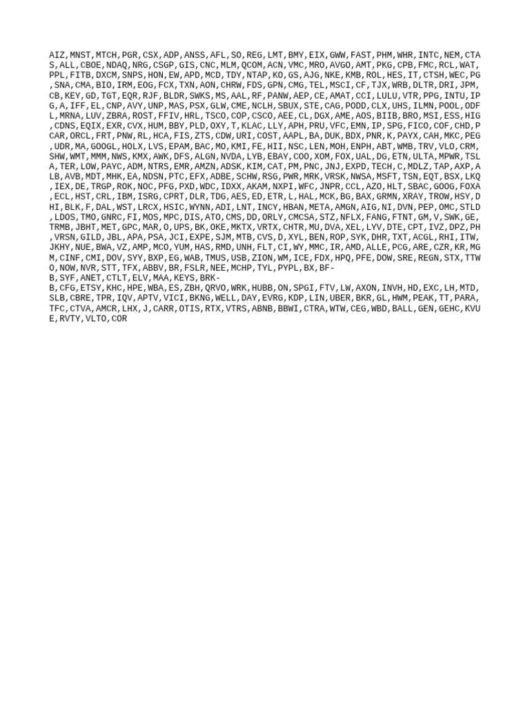 SP500 | PDF