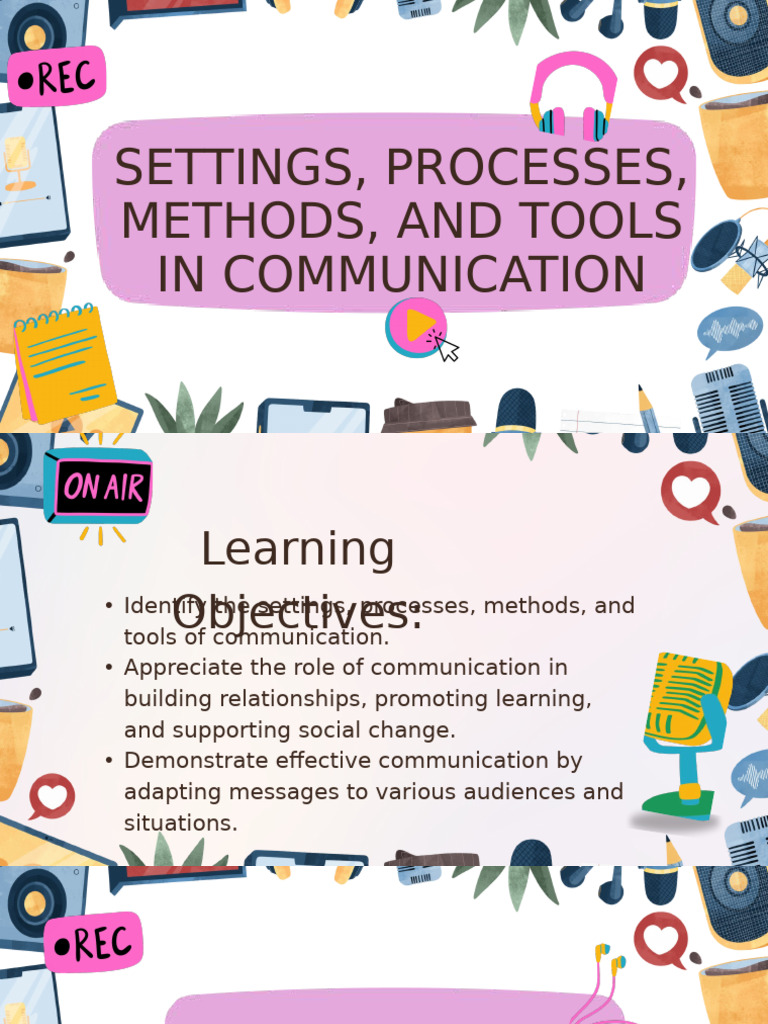 Communication Settings and Methods Guide | PDF | Communication ...