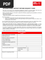 Refund Request Form | PDF | Payments