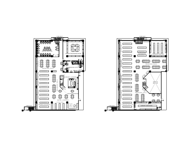 Library Layout and Sections Guide | PDF