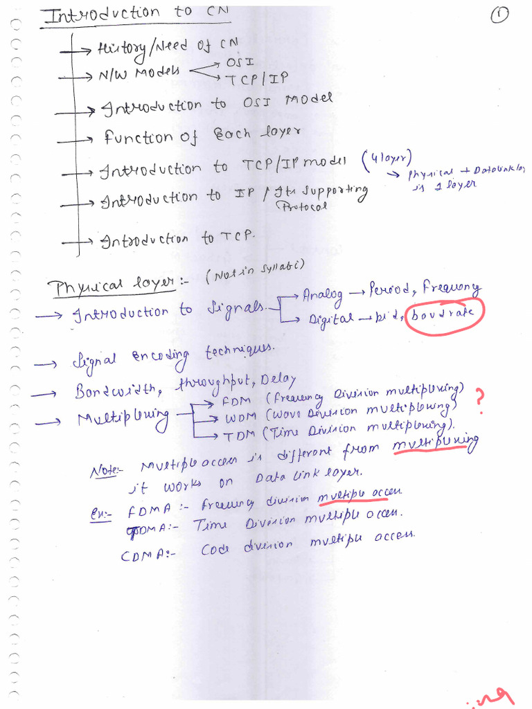 CN Notes | PDF