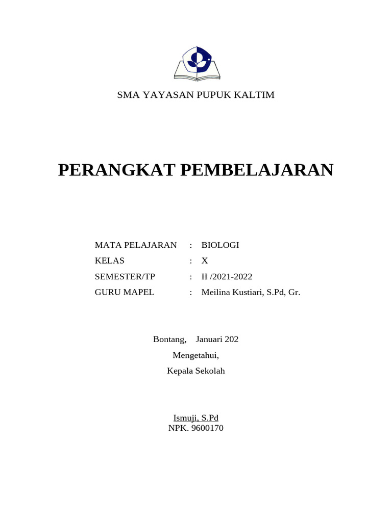 PERANGKAT BIO SMT II 2022 | PDF