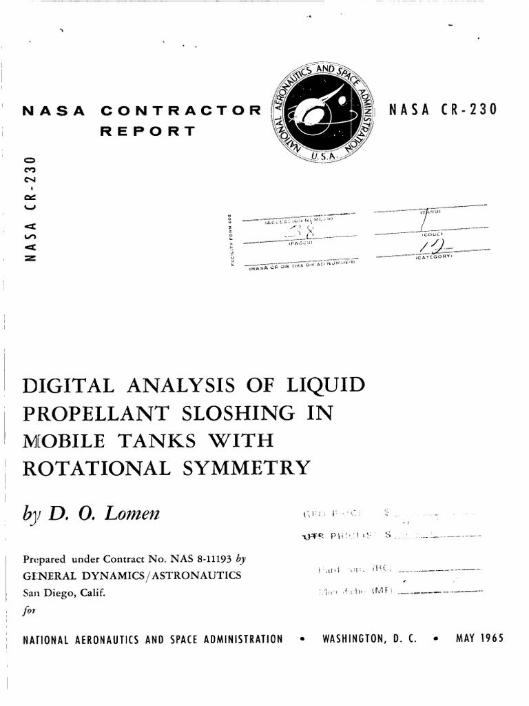Generic Tank Slosh Algorithms | PDF | Physics
