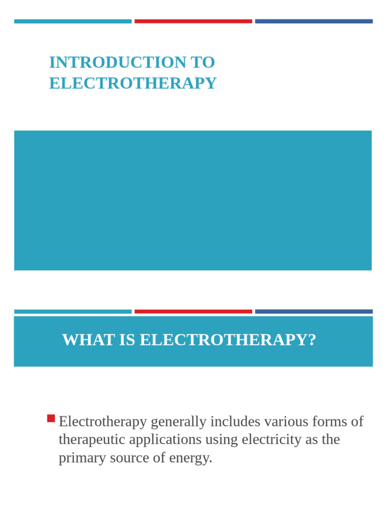 Overview of Electrotherapy Currents | PDF | Electromyography | Physiology