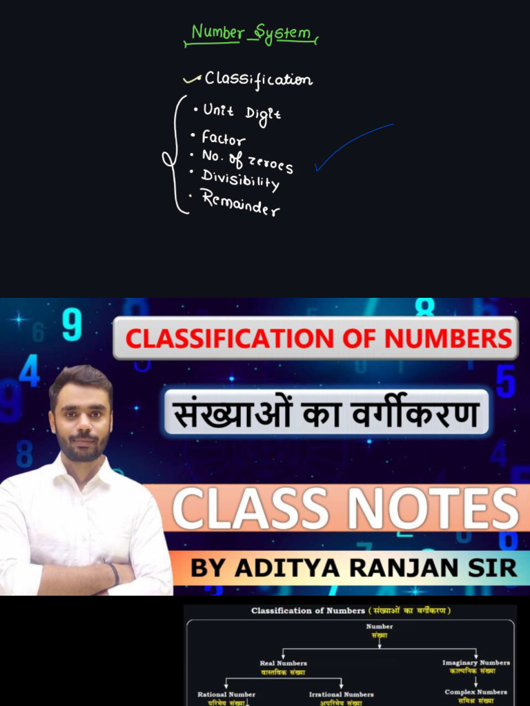 Classification of Numbers by Aditya | PDF