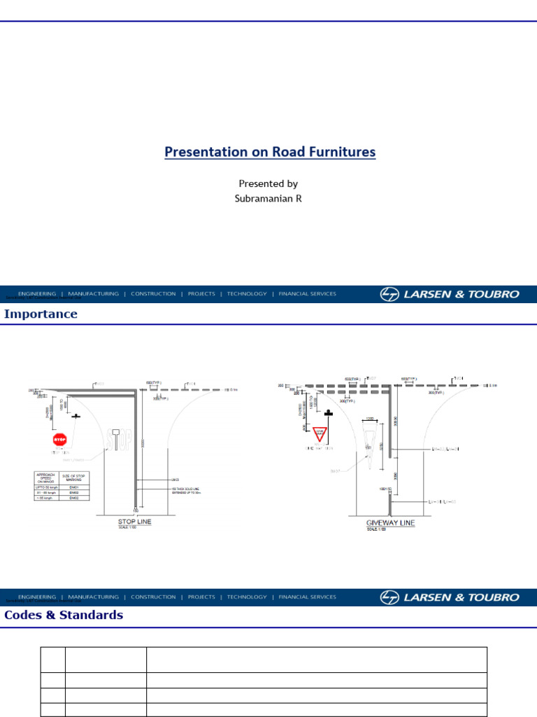 Road Furniture and Signage Guidelines | PDF | Road | Traffic