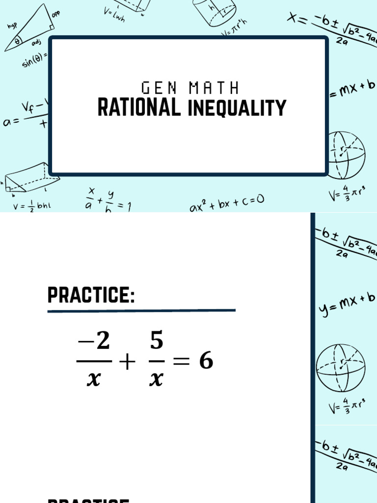 GM Rational Inequality | PDF