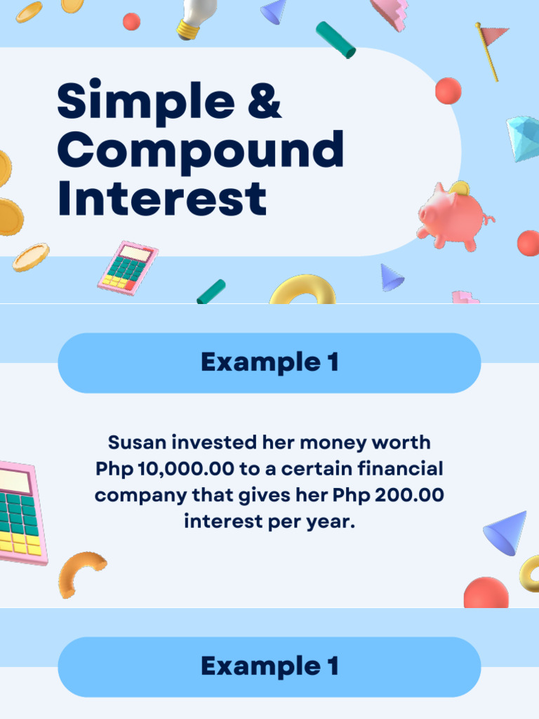 GM Simple and Compound Interest | PDF