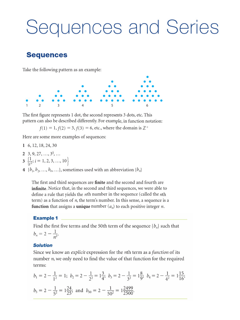 2.1C DR Saadi Sequences - and - Series | PDF | Summation | Function ...