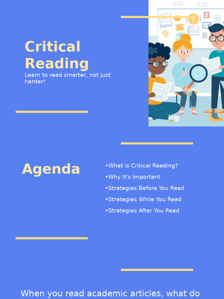 Mastering Critical Reading Strategies | PDF | Argument | Reason