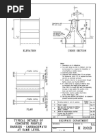 Metal Beam Guardrail Detail Drawing | PDF | Engineering | Civil Engineering