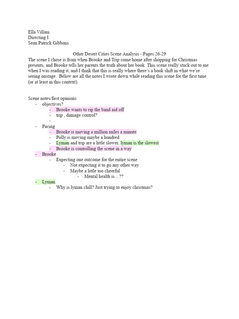 Directing Scene Analysis | PDF