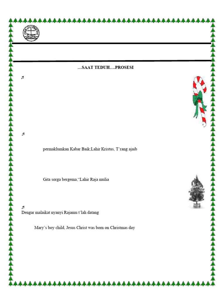 Tata Ibadah Natal 2025 | PDF