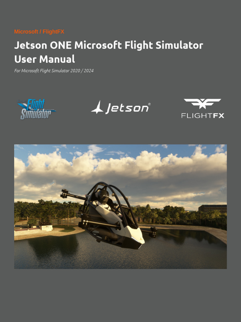 Jetson ONE Control Guide for Simulators | PDF | Aircraft | Flight