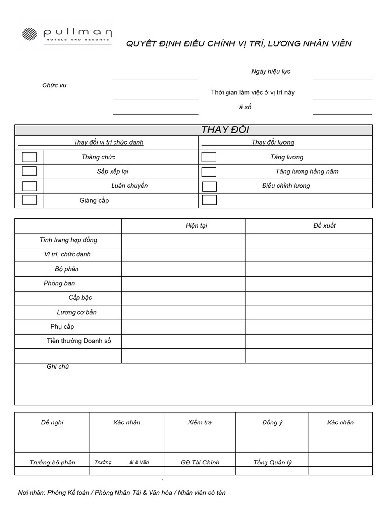 Staff Status Change Form | PDF