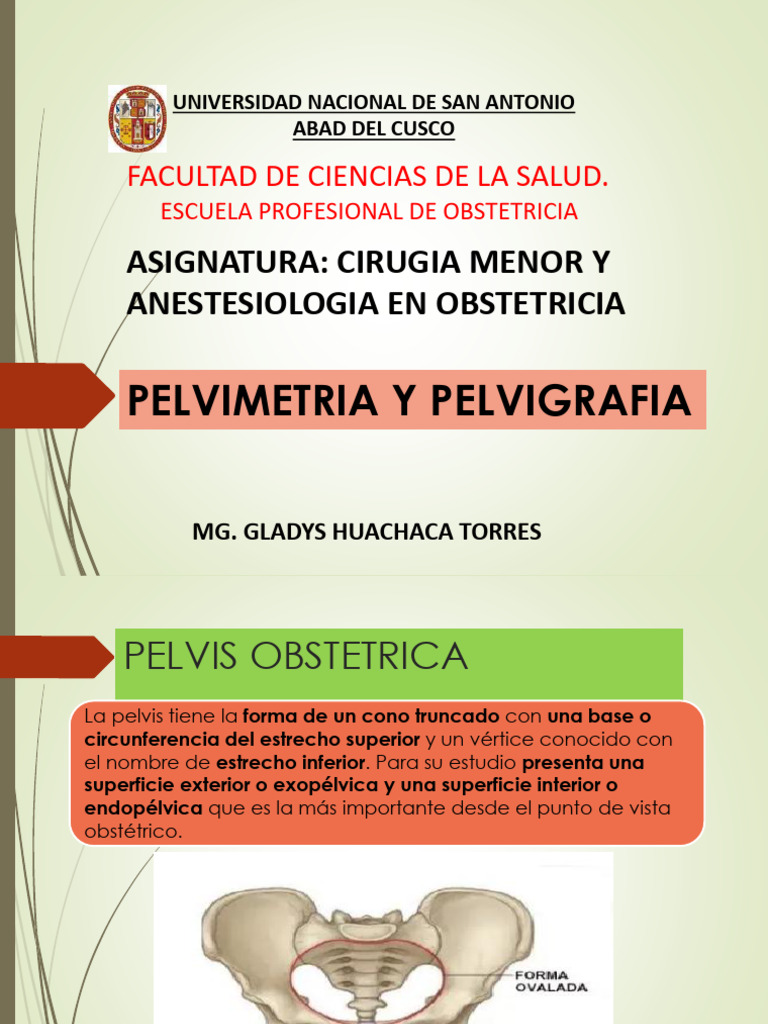 Pelvimetria Obstetrica Externa e Interna | PDF | Pelvis | Sistema musculoesquelético