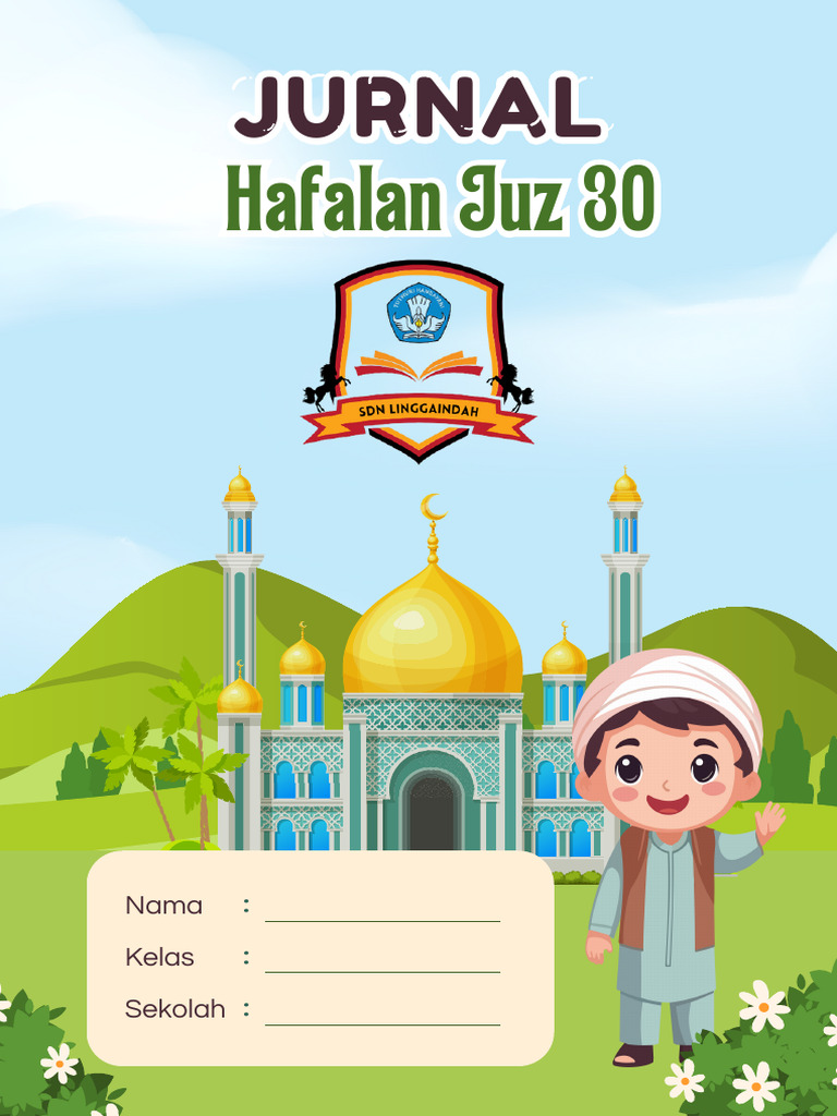 Jurnal Hafalan Doa Ramadan Dokumen Hijau Ilustratif | PDF