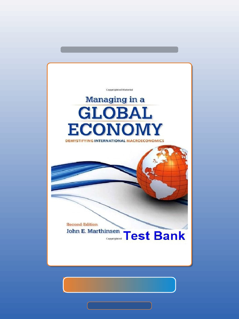Complete Managing in A Global Economy Demystifying International ...
