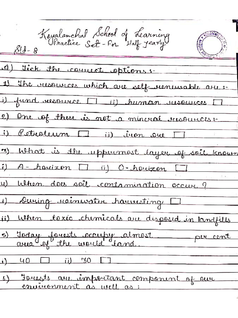 Class 8 | PDF