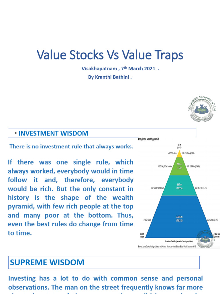 Value Investing Insights and Traps | PDF | Investing | Gross Domestic ...
