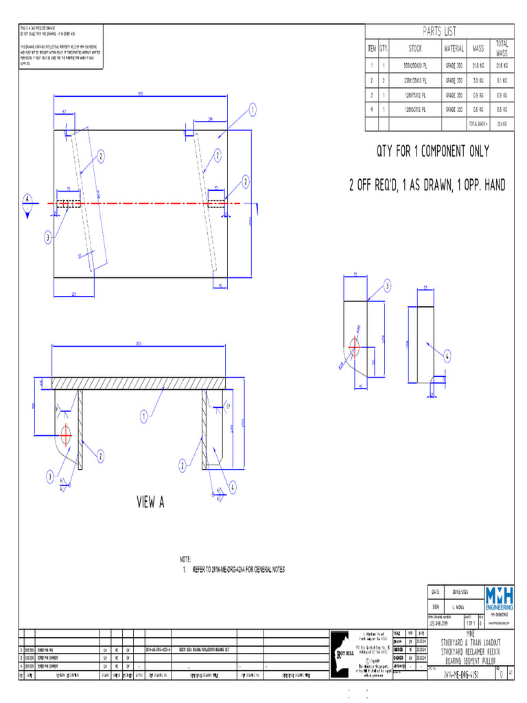 Fabrication Drawings2614-ME-DRG-4252 PROCESS PLANT STOCKYARD REC070 ...
