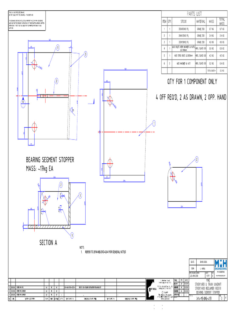 Fabrication Drawings2614-ME-DRG-4253 PROCESS PLANT STOCKYARD REC070 ...